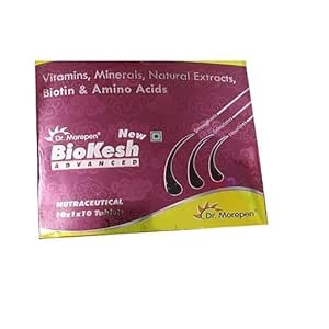 Biokesh Advanced Hair Tablet, Packaging Size: 6 * 10 Strip Pack of 6 ...