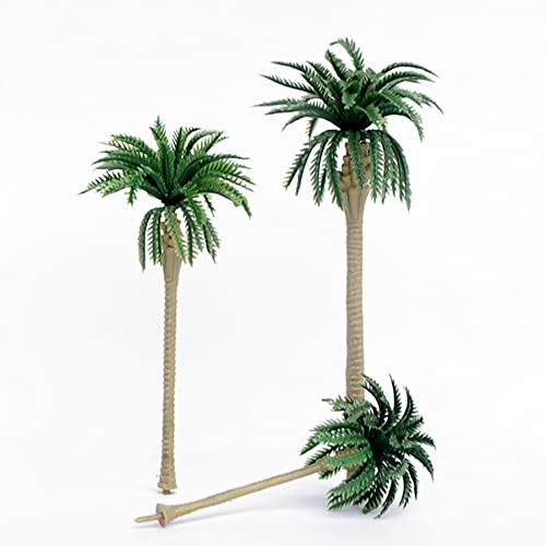 Woohome 60 PCS Model Trees Coconut Palm Model Trees, Mixed Model Trees ...