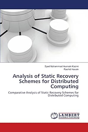 Amazon.com: Analysis of Static Recovery Schemes for Distributed ...