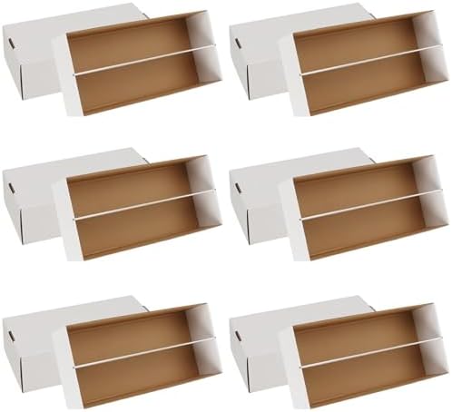 Amazon.com: Max Protection (5) Shoe Box Card Storage - Durable 2 Row ...