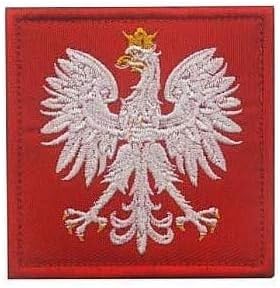 Amazon.com: ZYGZCJ Poland Flag Polish Flag Polish Poland Eagle PatchEmbroidery Patch Military ...