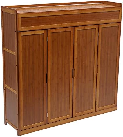 Amazon.com: SHIOUCY 7 Tier Shoe Storage Cabinet Shoe Rack for Boots ...