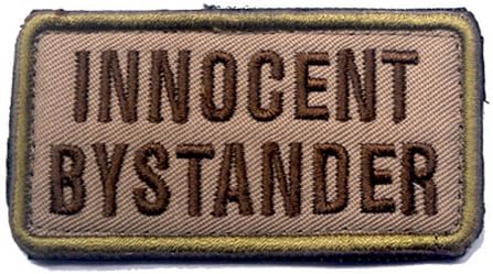 Amazon.com: Innocent Bystander Embroidery Patch Armband Badge Military ...