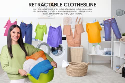 Ever Variety washing line – retractable washing line Indoor and Outdoor ...