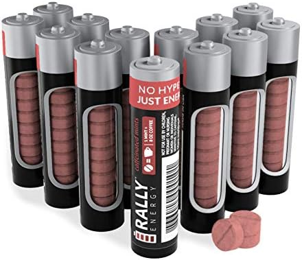 Amazon.com: Caffeine Mints by Rally, 60milligram Caffeine, Instant ...