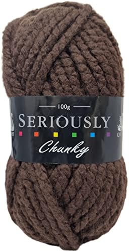Cygnet Seriously Chunky Knitting Yarn/Wool - 100g Ball - 64 Shades ...