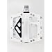 Amazon.com : O Neal Azonic 420 Flat Bicycle Pedals (Powder-Coat White ...