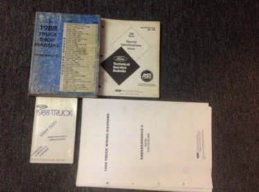 1988 FORD RANGER & BRONCO II TRUCK Service Shop Repair Manual Set W EWD ...