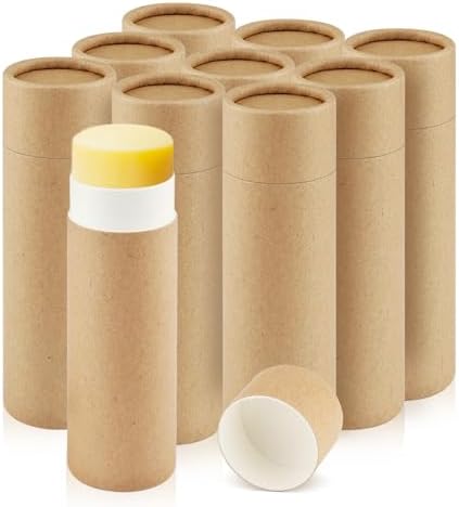 Amazon.com: DMuuuDM 10 Pcs 2.5 oz Paperboard Deodorant Tubes,Empty Push ...