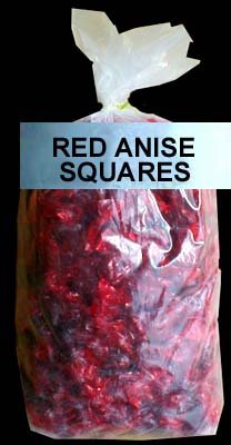 Amazon.com : 8 Lb. Bulk Bag Red Anise Squares Candy : Hard Candy ...