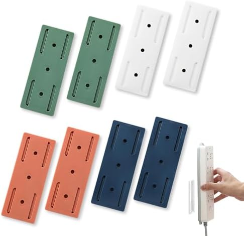 Amazon.com: LIOUCBD 8PCS Self-Adhesive Desktop Socket Fixer Wall Mount ...
