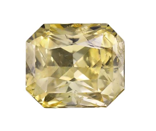 GtcGems Genuine Pukhraj 5.40 Carat Ceylon Sapphire Yellow Saffire Stone ...