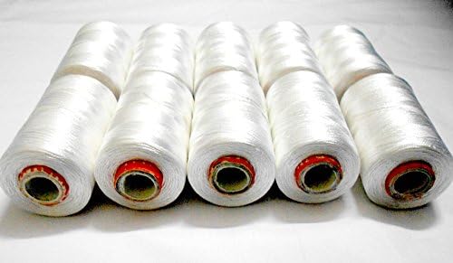 Amazon.com: Goelx Silk Thread Shiny and Soft Beading Thread for Jewelry ...