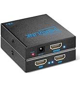 Amazon.com: HBAVLINK HDMI Splitter 1 in 2 Out 60Hz - HDCP 2.3, HDR, Dolby Atmos/DTS5.1/7.1 ...