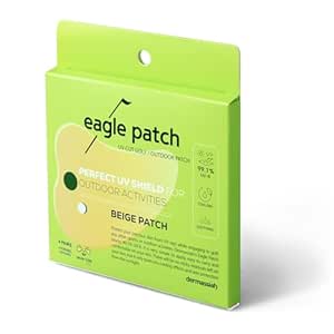 Amazon.com: EAGLE PATCH UV Protection Golf Patch (Beige, 4 PCS)- Hydrating Sunscreen Gel Facial ...