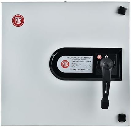 FTC Make Onload changeover switch 1000Amp 4pole 415V AC with sheet ...