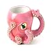 Amazon.com: GLDOGO 3D Pink Octopus Ceramic Mug,Novel Handmade Octopus ...
