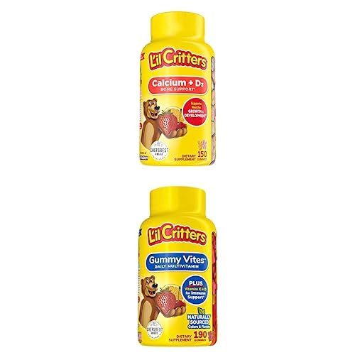 Amazon.com: Bundle of L'il Critters Kids Calcium Gummy Bears with ...