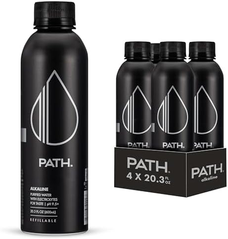 Amazon.com: PATH Alkaline Bottled Water - 9.5 pH-Balanced Purified ...