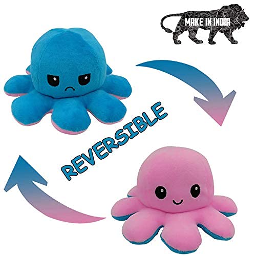 Buy ZIPGEAR Show Your Mood Without Saying a Word Reversible Octopus Toy ...