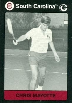 Amazon.com: Chris Mayotte Tennis card (South Carolina) 1991 Collegiate ...