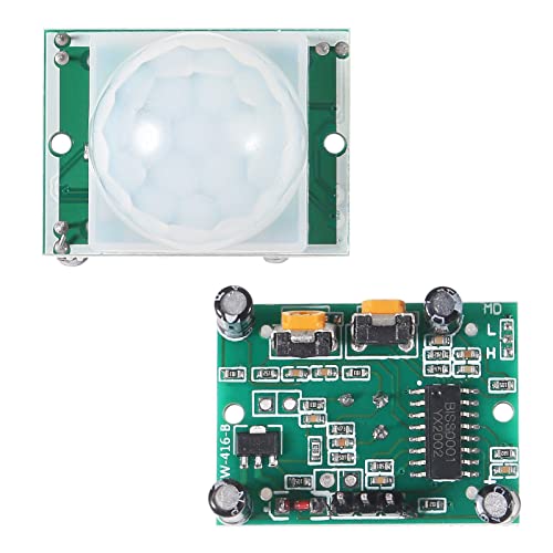 AOICRIE 5pcs HC-SR501 PIR Infrared Sensor IR Human Body Motion Module for Arduino for Raspberry ...