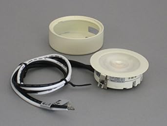 Amazon.co.jp : ユニティ LED家具・什器照明 LED棚下ダウンライト JR12V20W相当 超薄型 100V直結 直付用枠付 色温度3000K 本体白 コインエース UDL ...
