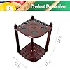 Amazon.com: GACCO BILLIARDS Corner Pool Cue Holder Rack Hold 10 Cue Sticks & Billiard Table ...