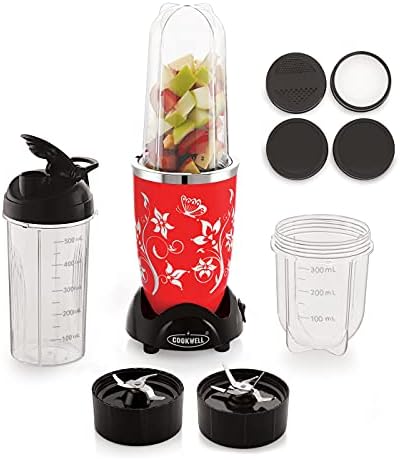 Buy Cookwell Nutri Blender (3 Jar 2 Blade, Red) Online at Low Prices in ...