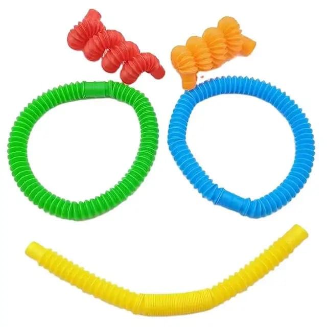 RUKHAD TOYS Small Size Pop it Fidget Pipe Tube Toy, The Pop Sound Ring ...