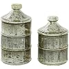Amazon.com: Deco 79 Glass Living Room Decorative Jars Stackable ...