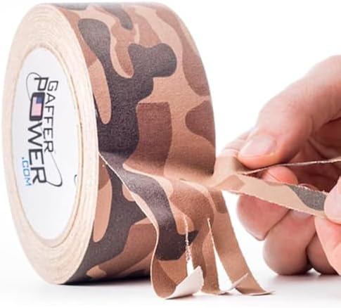 Gaffer Power Camouflage Tape, Premium Grade Gaffers Tape Desert Tan ...