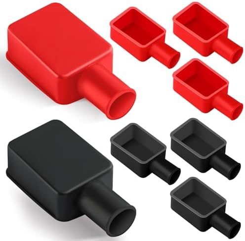 Amazon.com: Battery Terminal Cover 8 Pcs, Battery Terminal Protector ...
