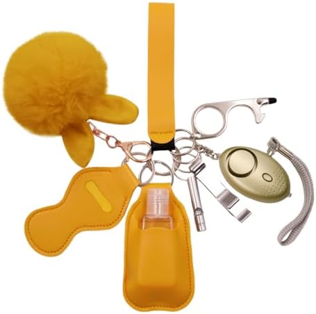 Amazon.com: AMIR Safety Keychain Set for Women, Wristlet Strap Keychain ...