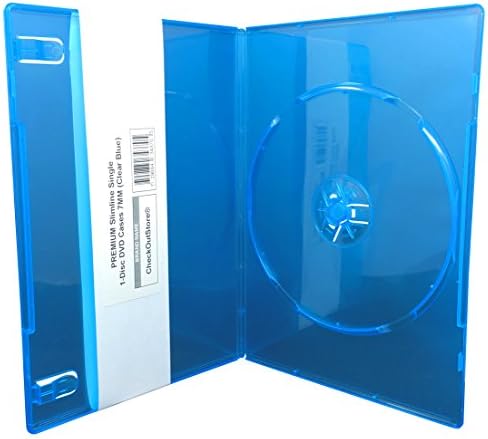 Amazon.com: CheckOutStore (20) Premium Slimline Single 1-Disc DVD Cases ...