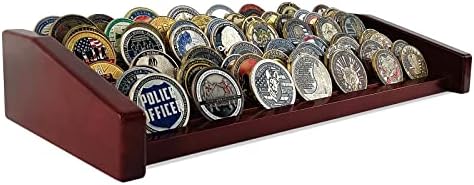 Amazon.com: LIUYALO 100% Solid Wood Challenge Coin Display Stand,Three ...