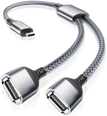 Amazon.com: USB C Male to Dual USB Female Adapter, USB Splitter, Type C ...