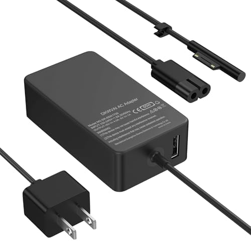 Amazon.com: Microsoft Surface Charger 65W for Surface Pro 11,10,9,8,7,7 ...