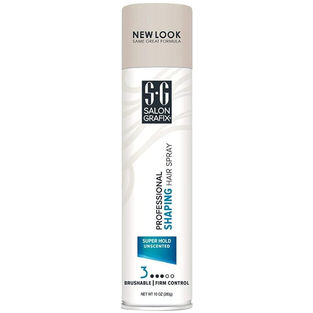Amazon.com : Salon Grafix Shaping Hair Spray Super Hold - Flexible and ...
