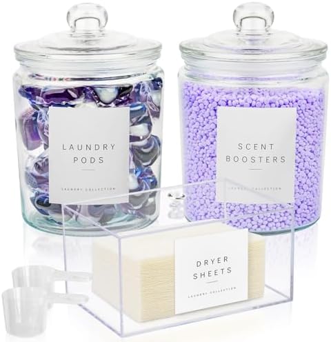 3 Pack Laundry Pods Container, Laundry Room Organization and Storage ...