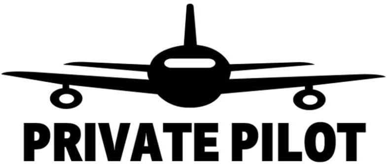 Amazon.com - PressFans - Private Pilot Aviation Pilot Decal Sticker