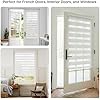 Amazon.com: LazBlinds No Drill Zebra Blinds for French Door, Cordless ...