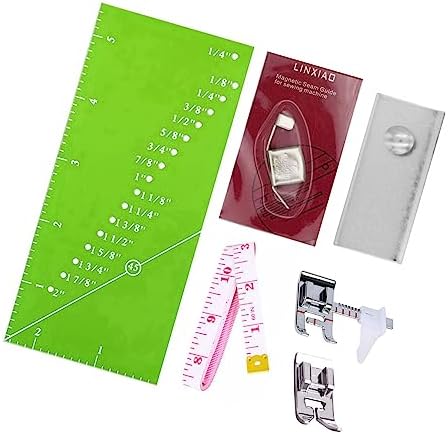 Amazon.com: Seam Guide Ruler and Magnetic Seam Guide for Sewing Machine ...