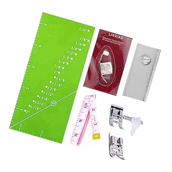 Amazon.com: Seam Guide Ruler and Magnetic Seam Guide for Sewing Machine ...