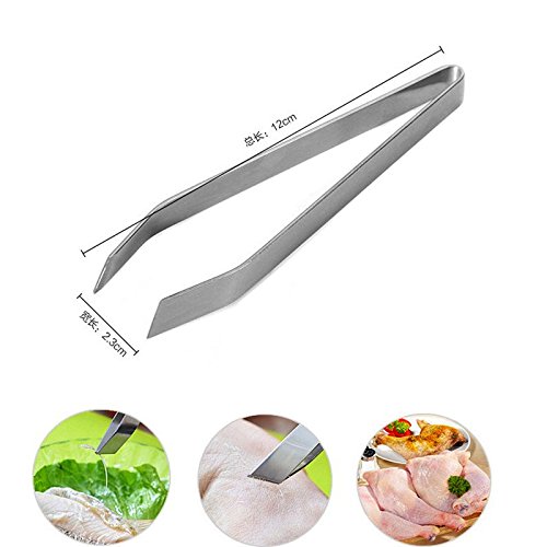 Generic 2017 hot Stainless Steel Fish Bone Remover Pincer Puller ...