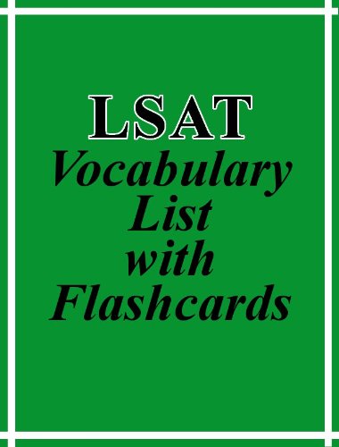 LSAT Vocabulary List with Flashcards eBook : Various.: Amazon.ca ...