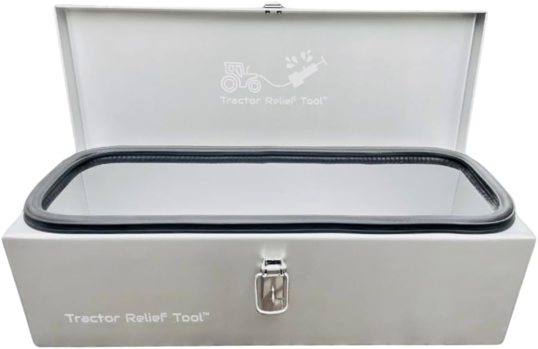 Amazon.com: Weatherproof Anodized Aluminum Tractor Tool Box for Kubota ...