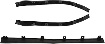 Amazon.com: Front Bumper Lower Deflector Valance Panel Rubber Black ...