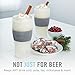 Amazon.com | Host FREEZE Beer Glasses, Frozen Beer Mugs, Freezable Pint ...