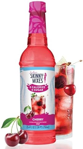 Amazon.com: Jordan's Skinny Mixes Sugar Free Syrup, Cherry Flavor ...